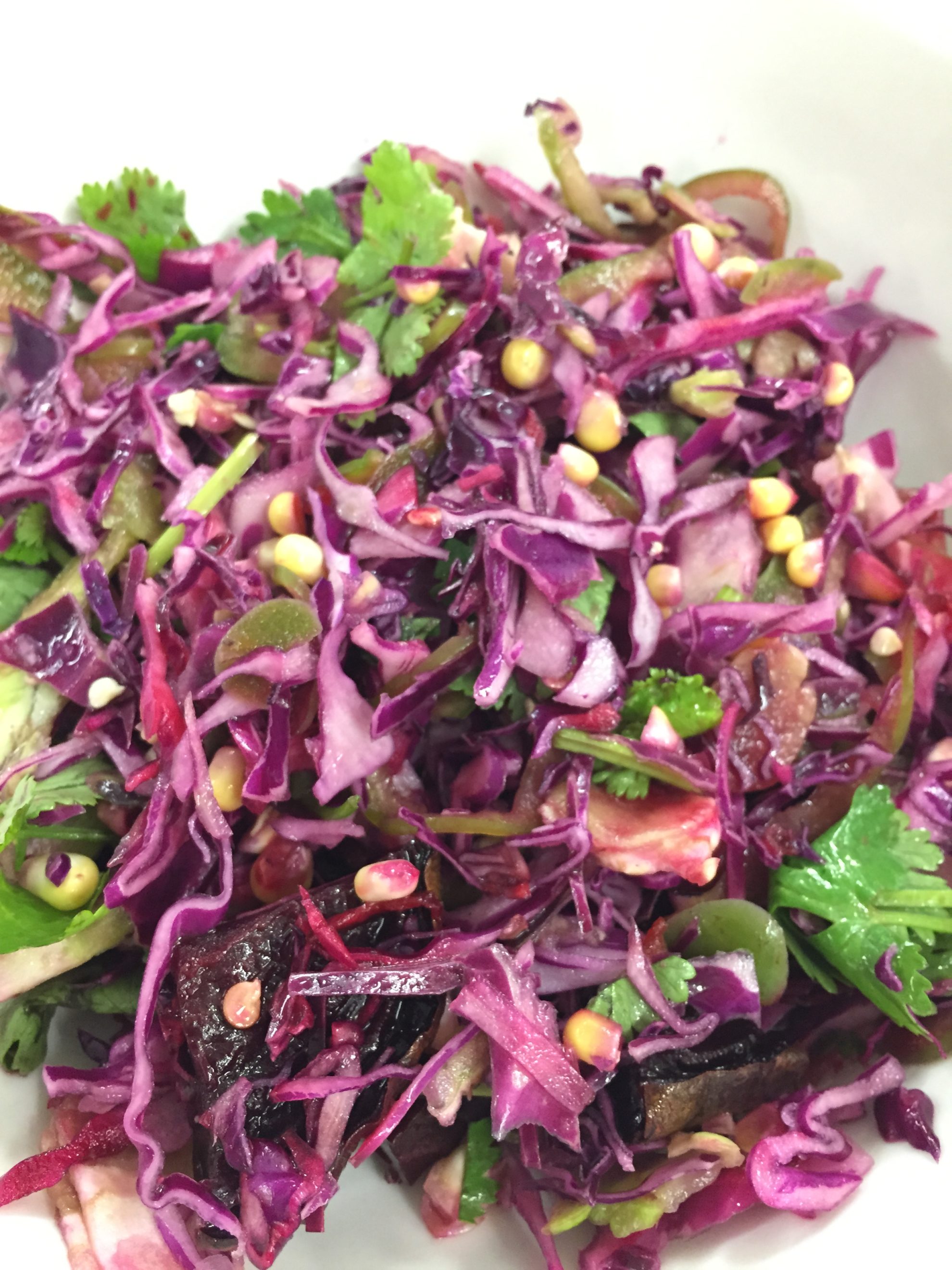Red Cabbage and Roast Beetroot Salad - Random Adult